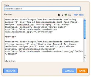 How To Add Blog Buttons To Your Blog | Add Blog Buttons To Site Tutorial