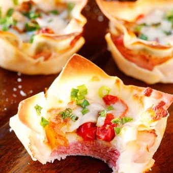 Spicy Italian Ham & Cheese Cups — Kevin & Amanda