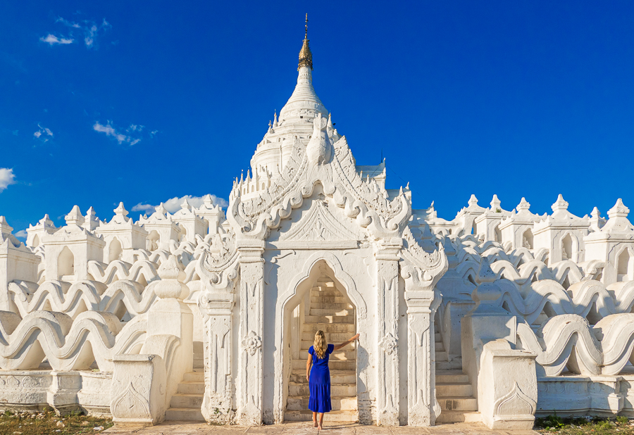 The Majestic White Temple of Mandalay, Myanmar | Kevin & Amanda